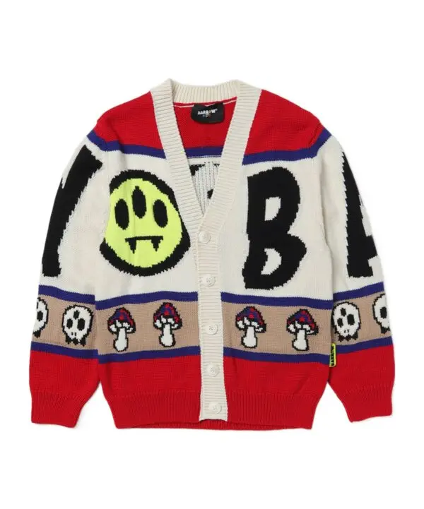 BARROW Patterned Intarsia-knit V-neck Cardigan