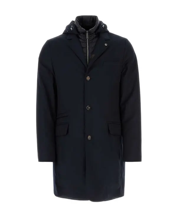 MOORER Long-sleeved Zipper Down Jacket