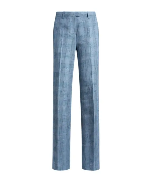 Etro Textured Straight Leg Pants