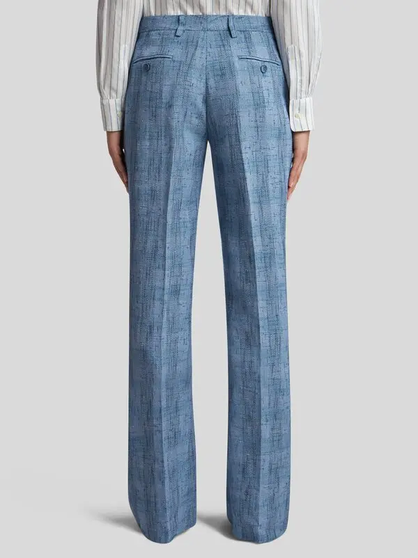 Etro Textured Straight Leg Pants