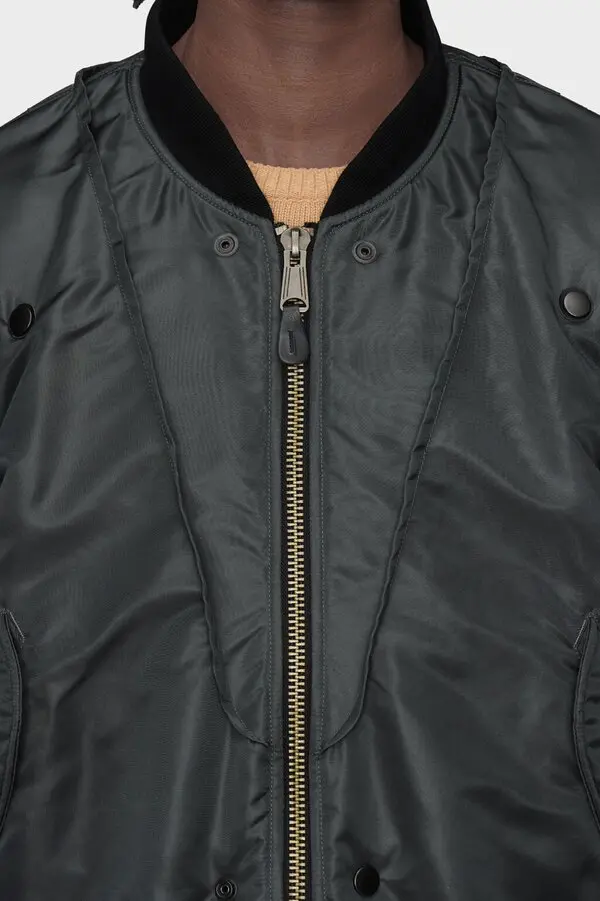MAISON MARGIELA Reversible Bomber Jacket With Signature Stitches