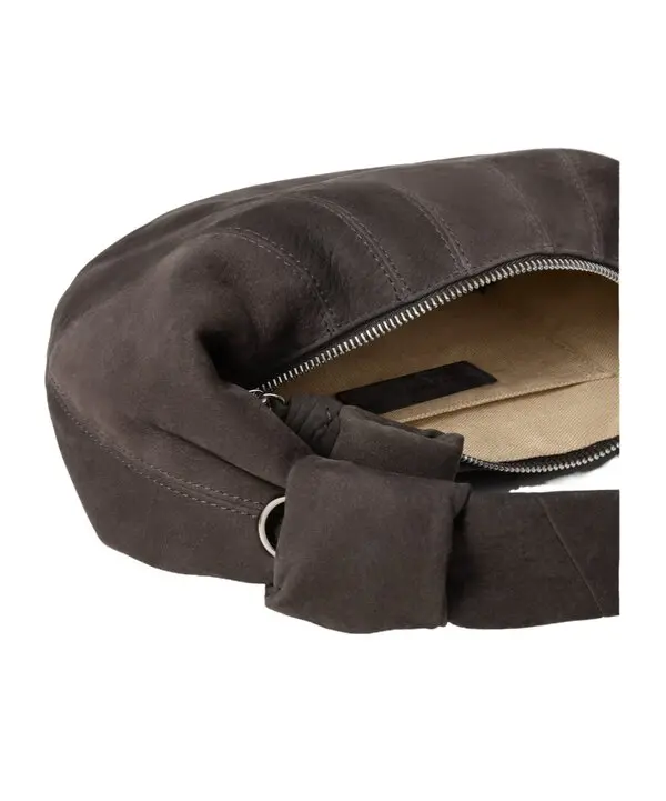 LEMAIRE Mini Fortune Croissant Bag In Alpaca Nubuck