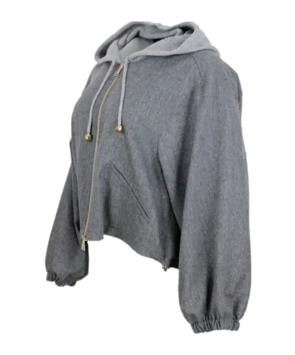Fabiana Filippi Drawstring Hooded Jacket