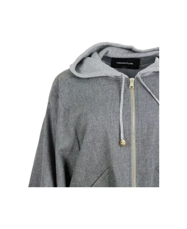 Fabiana Filippi Drawstring Hooded Jacket