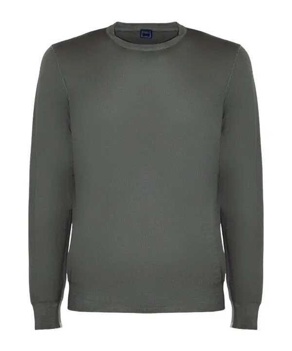 Fedeli Long-sleeved Crewneck Jumper