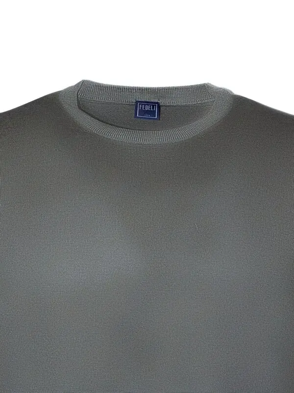 Fedeli Long-sleeved Crewneck Jumper