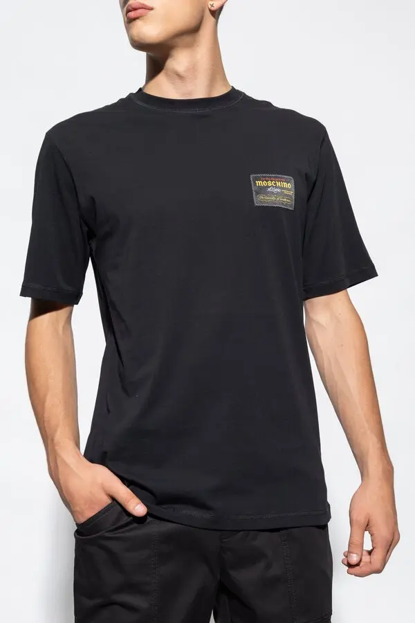 Moschino Item O-neck Short-sleeved T-shirt