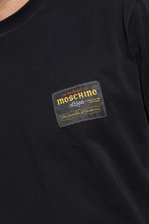 Moschino Item O-neck Short-sleeved T-shirt
