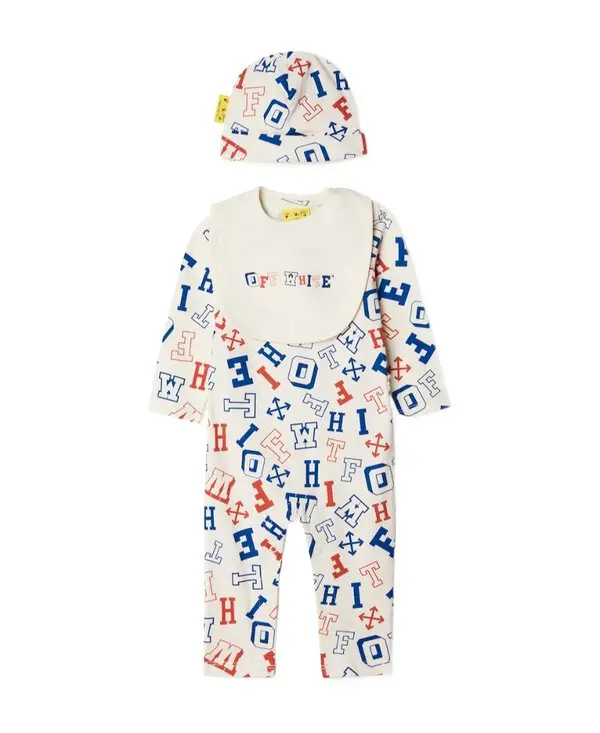 Off-White Graphic-print Romper Set