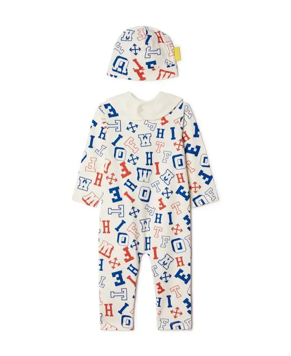 Off-White Graphic-print Romper Set
