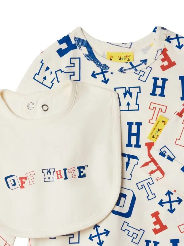 Off-White Graphic-print Romper Set
