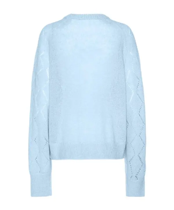 ROTATE BY BIRGER CHRISTENSEN Pointelle-knit Sweater