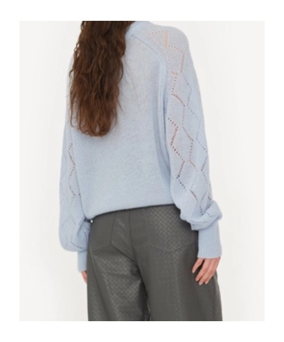 ROTATE BY BIRGER CHRISTENSEN Pointelle-knit Sweater