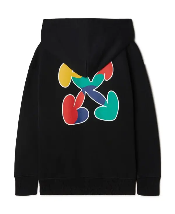 Off-White Arrows Zip-up Cotton Hoodie