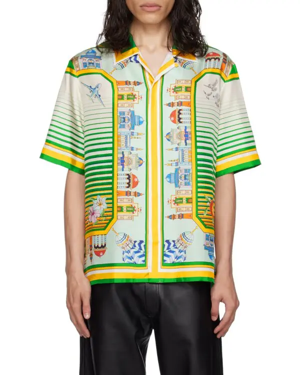 Casablanca Short-sleeved Shirt - White