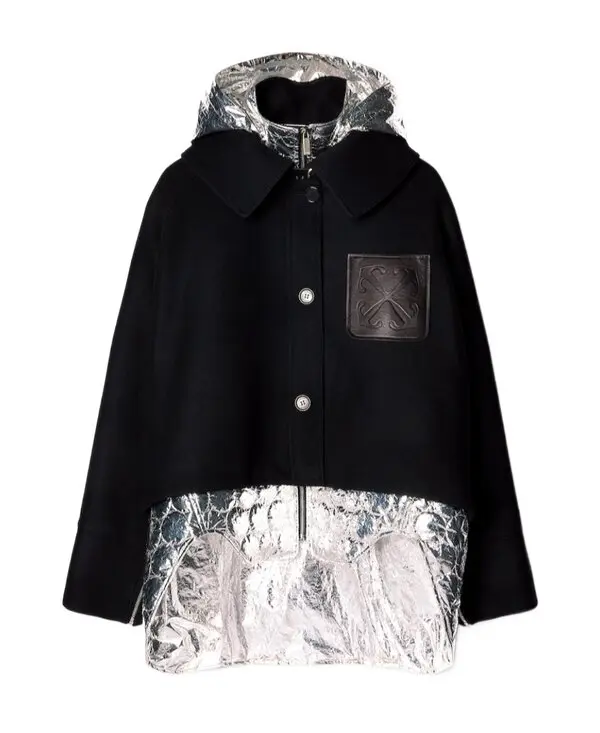 Off-White Arrows Layered Parka Coat