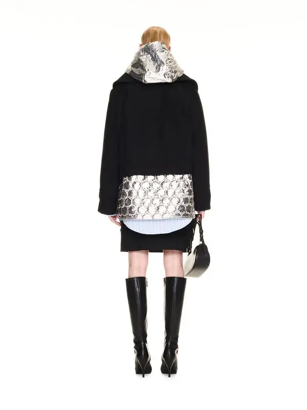Off-White Arrows Layered Parka Coat