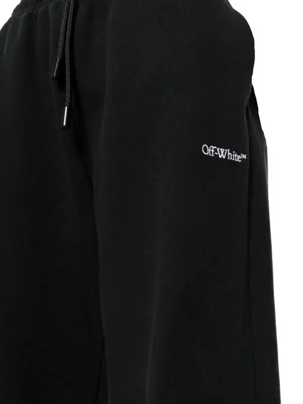 Off-White Bookish Logo-embroidered Track Pants