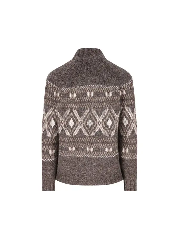 Brunello Cucinelli Fairisle-pattern Cardigan