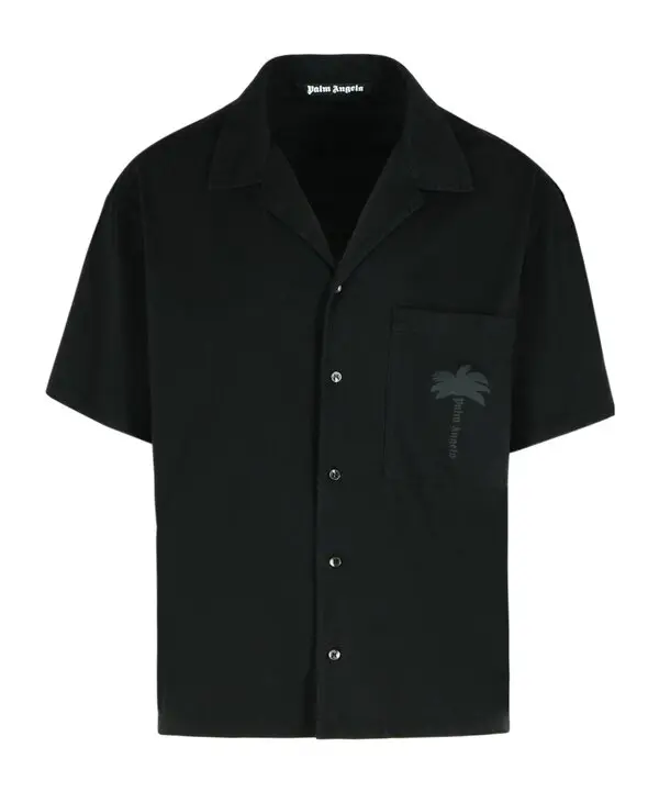 Palm Angels Palms Short-sleeved Bowling Shirt
