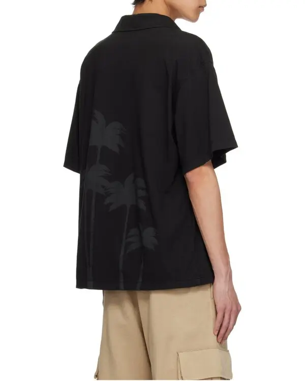 Palm Angels Palms Short-sleeved Bowling Shirt
