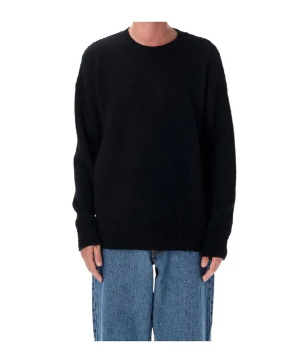 ROBERTO COLLINA Casentino Crewneck Sweater - Black