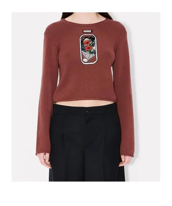 Kenzo Cotton Jumper With Graphic Motif