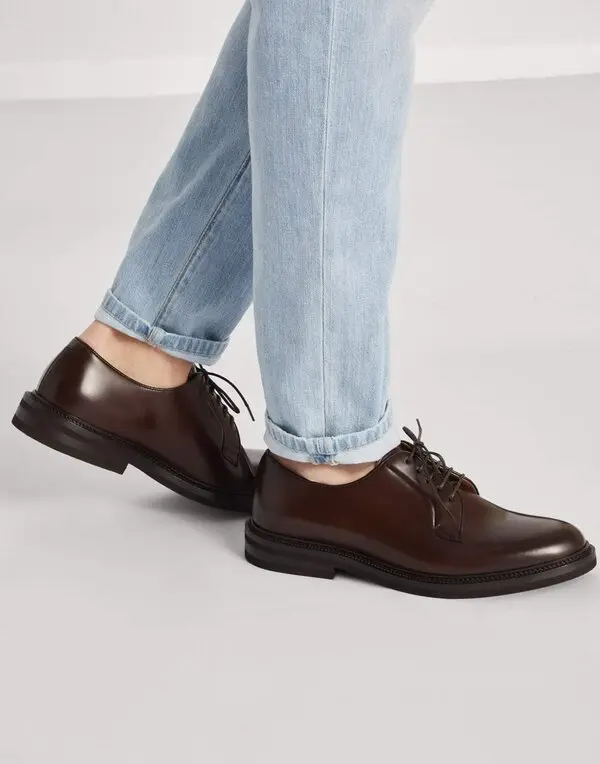 Brunello Cucinelli Lace-up Leather Derby Shoes