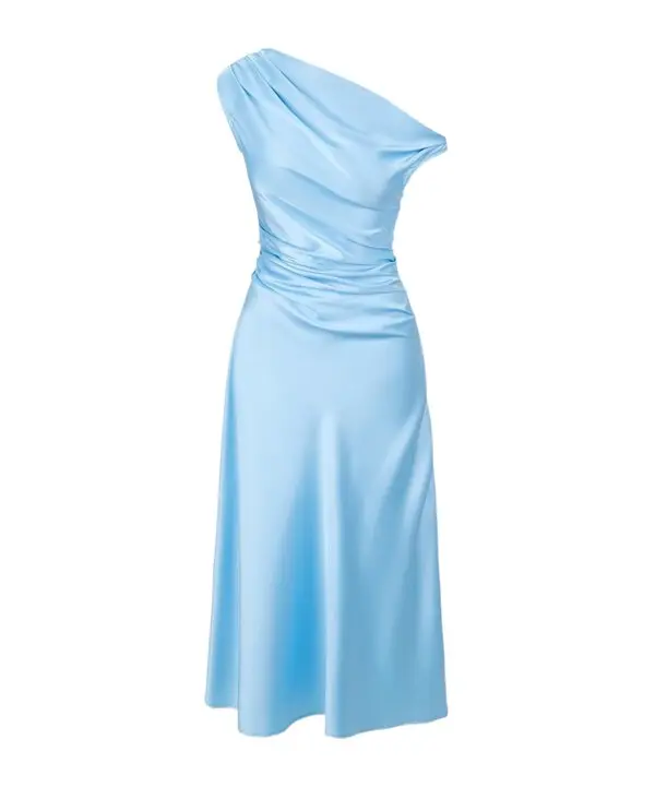 Staud Phare One-shoulder Maxi Dress