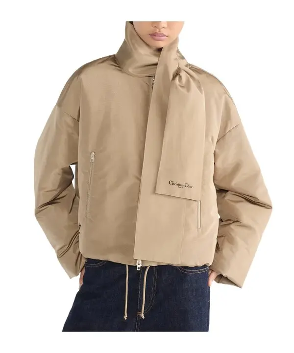 Dior Jacket With Scarf Collar