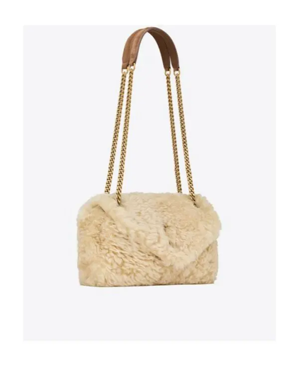 Saint Laurent Calypso Logo Plaque Shoulder Bag