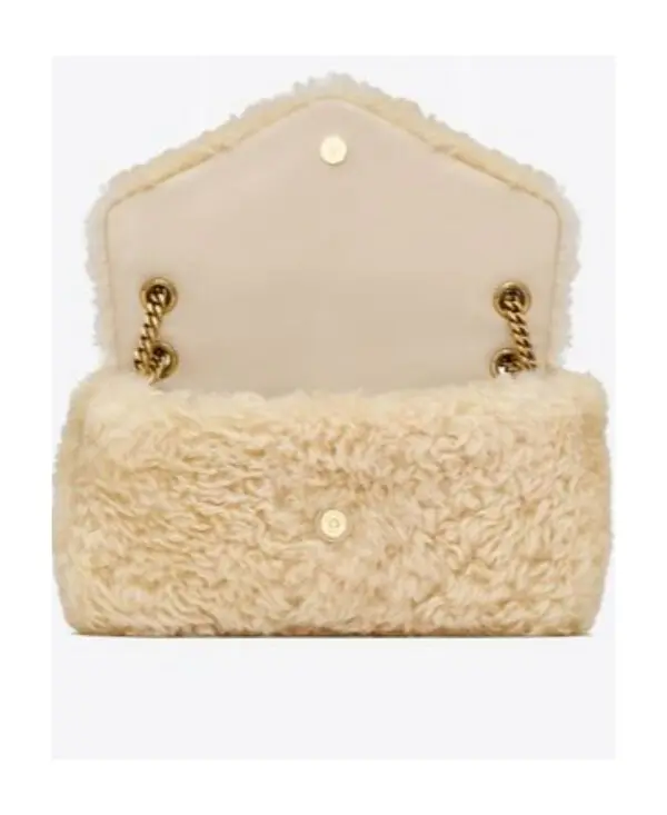 Saint Laurent Calypso Logo Plaque Shoulder Bag