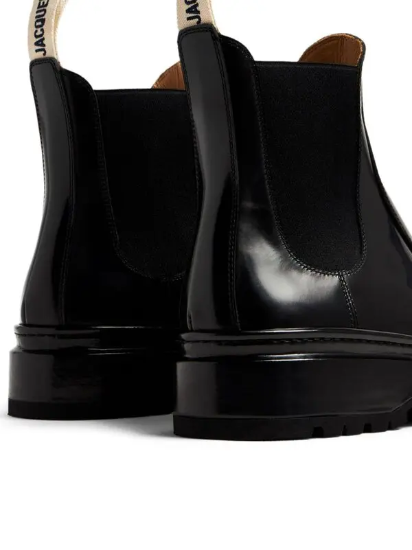 Jacquemus Les Chelsea Pavane Leather Boots