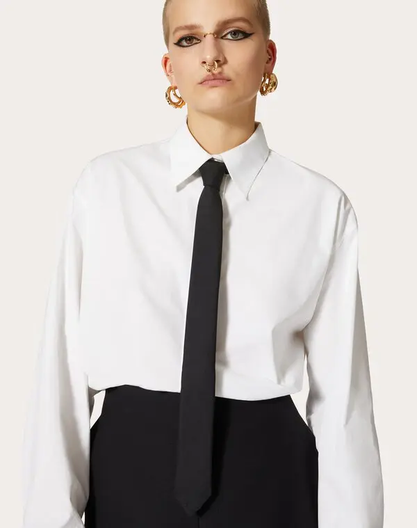 Valentino Garavani Wool Blend Pointed Tie