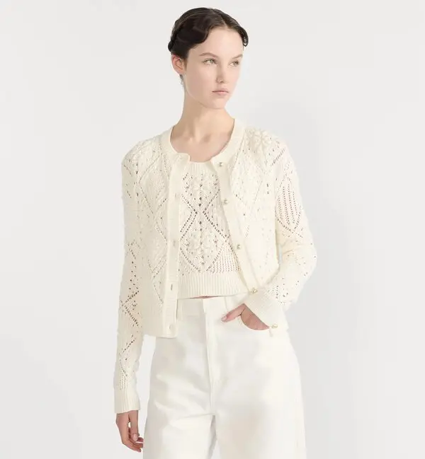 Dior Openwork Cotton Knit