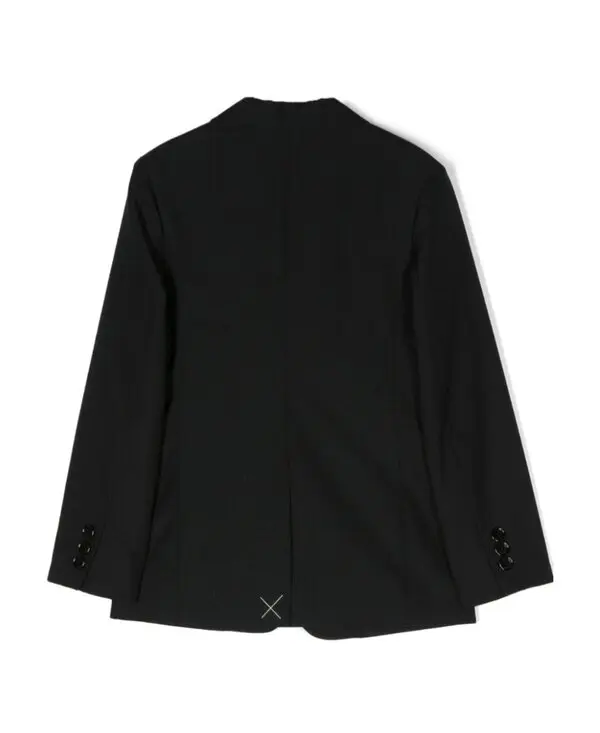 Off-White Single-breasted Logo-embroidered Blazer