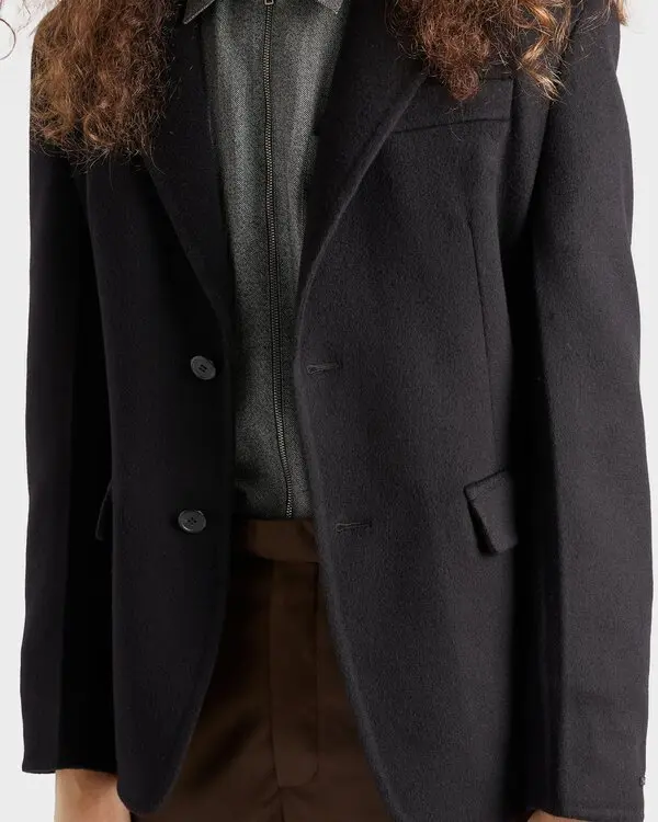 Prada Single-breasted Cashmere Jacket