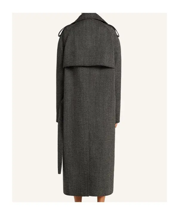 COURREGES Asymmetrical Collar Long Coat