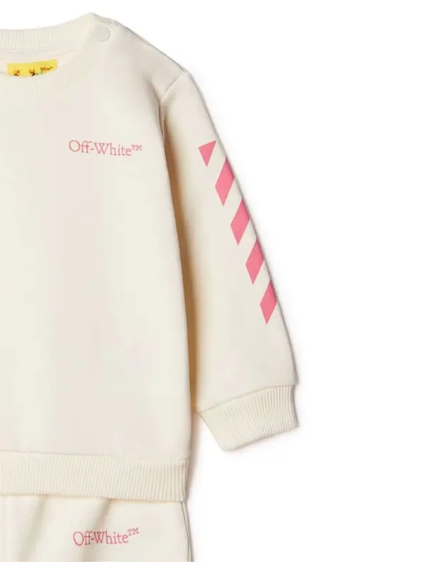 Off-White Diag-stripe Cotton Tracksuit
