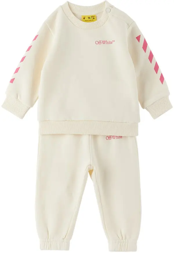 Off-White Diag-stripe Cotton Tracksuit