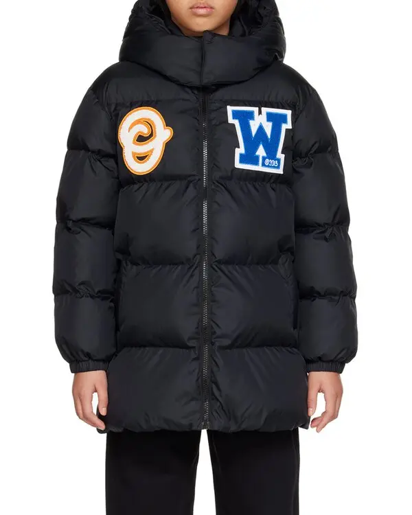 Off-White Logo-patch Puffer Jacket
