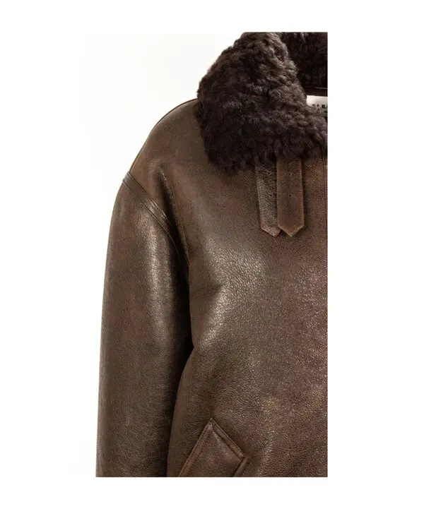 P.a.r.o.s.h Shearling-trimmed Jacket