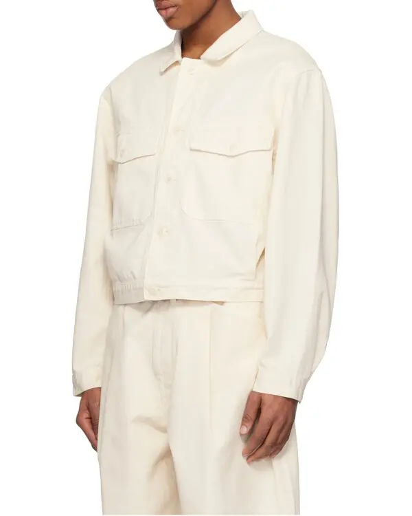 LEMAIRE Buttoned Cropped Denim Jacket