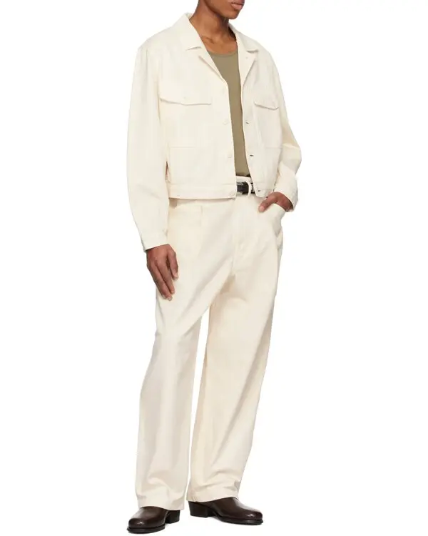 LEMAIRE Buttoned Cropped Denim Jacket