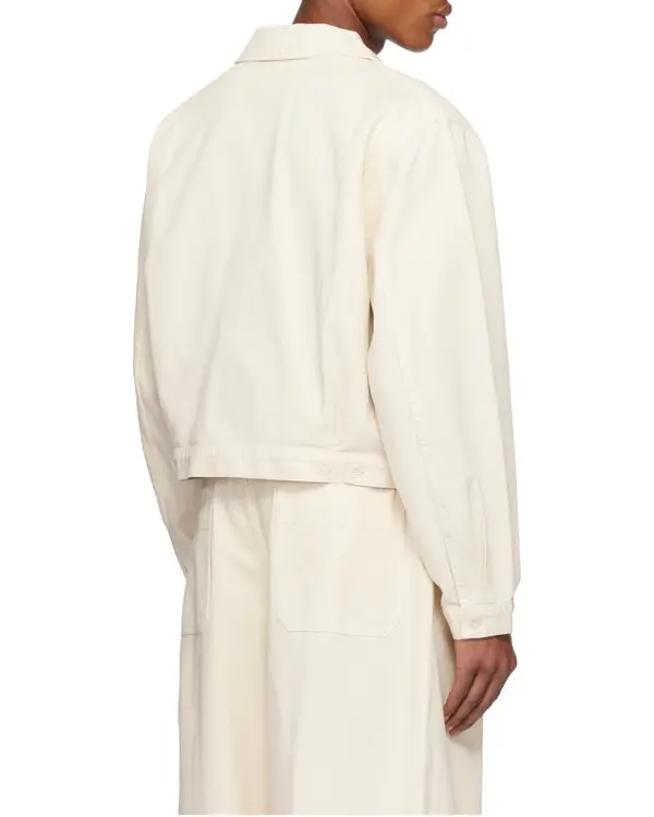 LEMAIRE Buttoned Cropped Denim Jacket