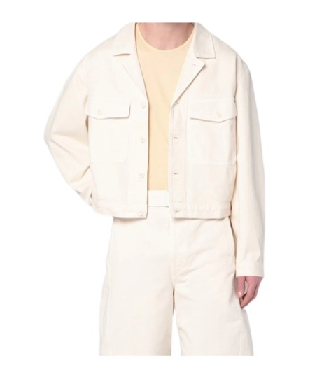 LEMAIRE Buttoned Cropped Denim Jacket