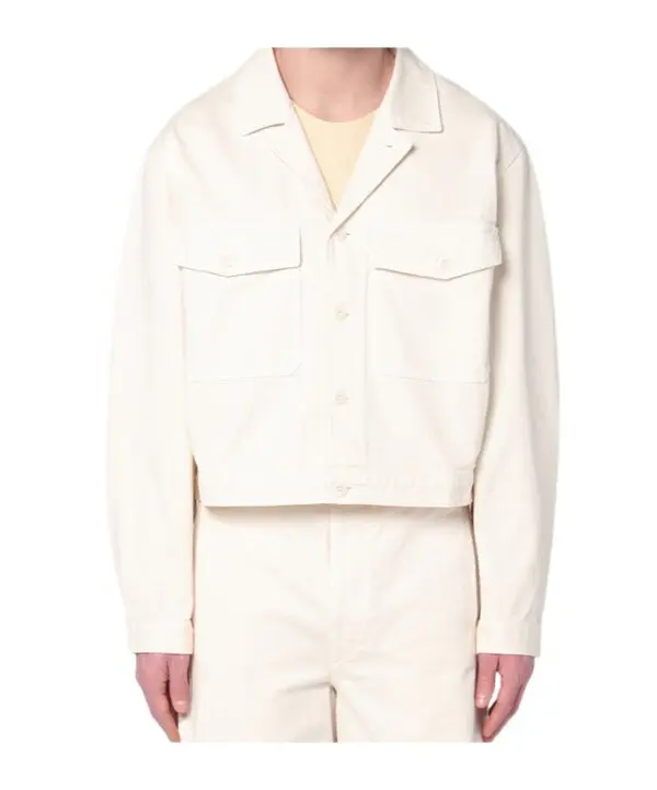 LEMAIRE Buttoned Cropped Denim Jacket