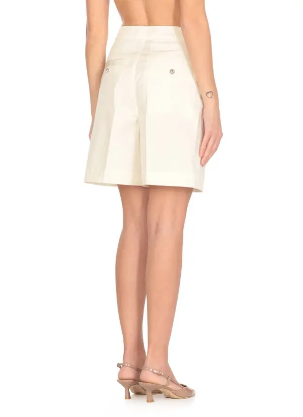 Etro High Waist Button Detailed Shorts