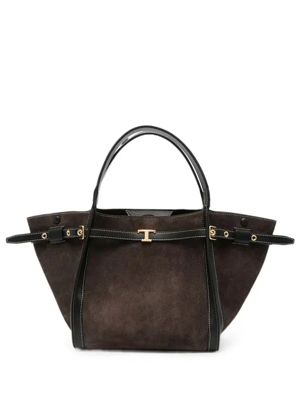 TOD`S Small T Timeless Suede Bag