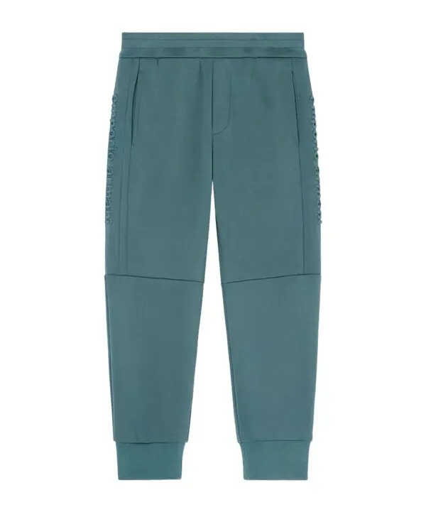 Emporio Armani Embossed-logo Panelled Track Pants